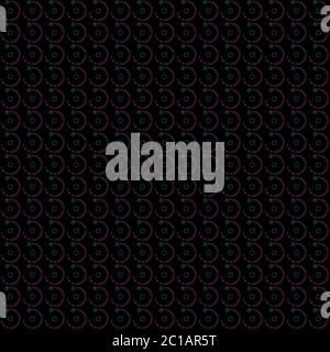 Bright border effect illustration, with repetitive geometric shapes ...