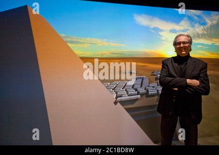 French architect Jean-Pierre Houdin, noted for a theory on pyramid ...