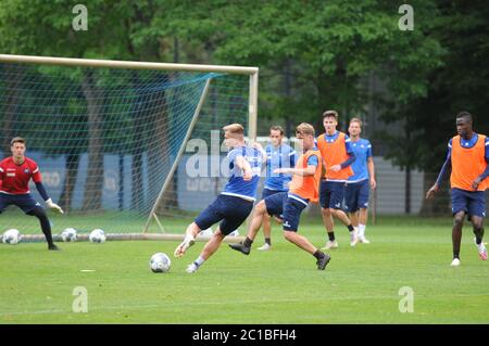 Second league KSC-Training after win against VfB Stuttgart in Derby ...