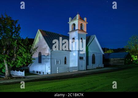 The town of Mitchell, Oregon. Mitchell, Oregon Stock Photo - Alamy