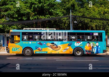 City Bus Yangon Myanmar Stock Photo - Alamy