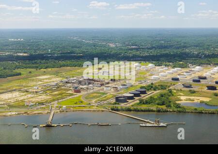 A crude oil tanker in the port Antwerp, Flanders, Belgium Stock Photo ...