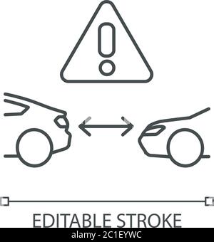 Safe distance between cars icon Stock Vector Image & Art - Alamy