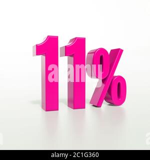 11 Percent Sign Stock Photo - Alamy
