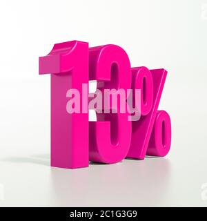 13 Percent Sign Stock Photo - Alamy