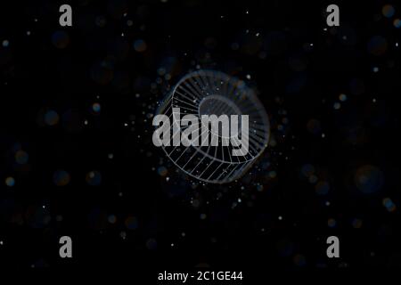 Wire frame cylinder. Connected dots and lines. connection structure. 3d ...