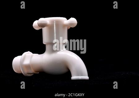 PVC Plastic Water Faucet Stock Photo - Alamy