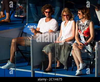 Novak Djokovic's mother Dijana Djokovic reacts Stock Photo - Alamy