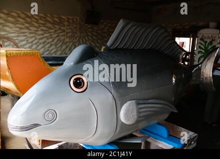 Funny traditional coffin in the shape of profession, fisherman - 29 ...