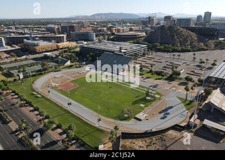 Tempe, United States. 07th June, 2020. The Mona Plummer Aquatic Center ...