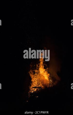 fire at midsummer festival Stock Photo - Alamy
