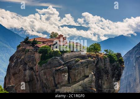 The Holy Trinity Monastery (Agia Triada) at Meteora is one of the most ...