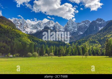 Triglav National park mountains Stock Photo - Alamy