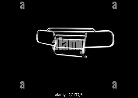 Robust front protection bar on white background Stock Photo - Alamy