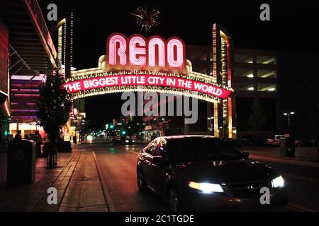 Welcome Sign, Reno, Nevada Stock Photo - Alamy