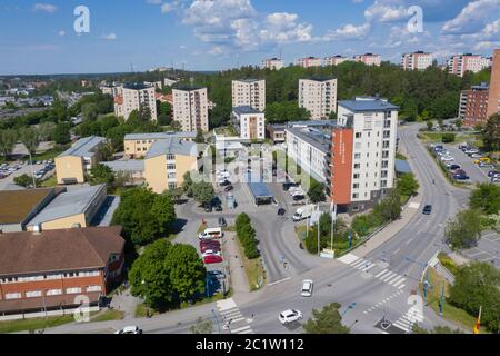 View of Edsberg city center Stock Photo - Alamy