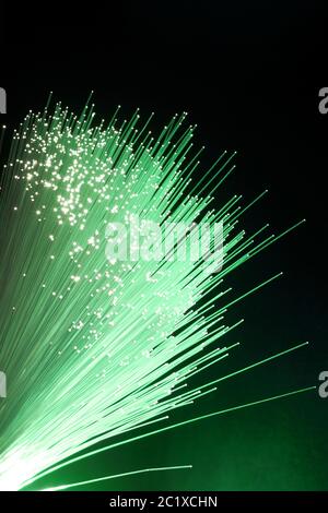 green light emitting diode optical element Stock Photo - Alamy