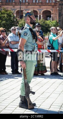 Portrait of spanish legion soldier (unit of the Spanish Army and Spain ...