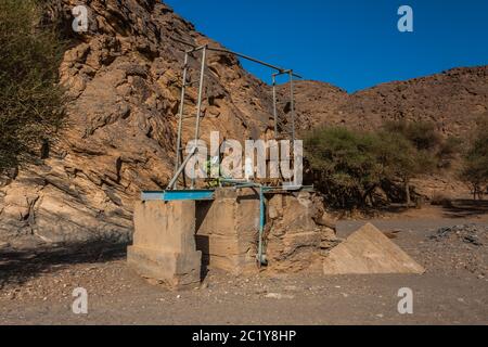 A well in Wadi Massal, Riyadh Province, Saudi Arabia Stock Photo - Alamy