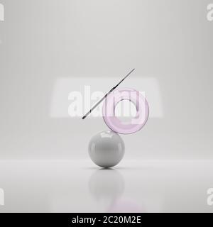 Balancing composition from figures Stock Photo - Alamy