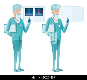 Cartoon man in radiation suit, vector illustration Stock Vector Image ...