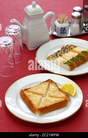 Crispy fried prawn toast Stock Photo - Alamy