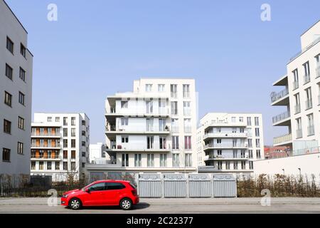 Modern residential area Stock Photo - Alamy