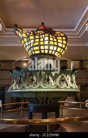 Original Torch, Statue of Liberty, New York Stock Photo - Alamy