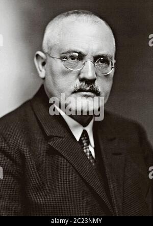 Carl Bosch (1874-1940), German chemist. Together with Friedrich Bergius ...