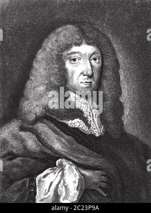 SAMUEL BUTLER (1613-1680) English poet and satirist Stock Photo - Alamy