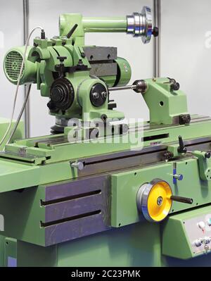 Classic Lathe Machine Tool in Metal Production Workshop Stock Photo - Alamy