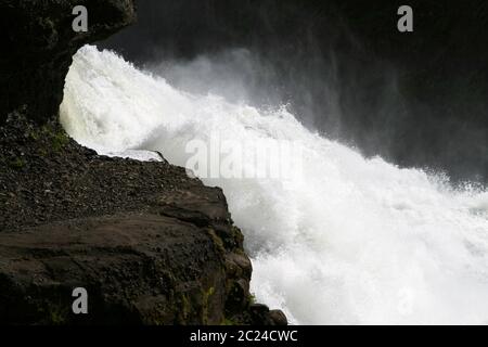 Waterfall with an infinite amount of water Stock Photo - Alamy