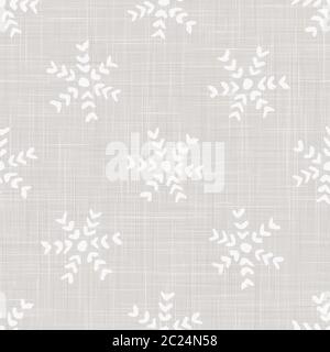 Hand Drawn grey Snowflakes Christmas Seamless Pattern. Subtle Flying ...