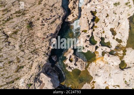 birdview of a waterfall Stock Photo - Alamy