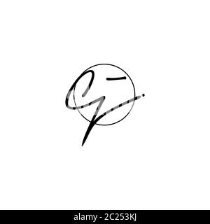 CJ Beauty vector initial logo art, handwriting logo of initial ...