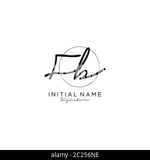 FB Beauty vector initial logo art, handwriting logo of initial ...
