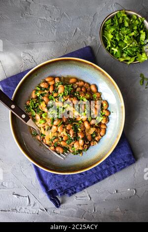 Georgian cuisine - Lobio with red bean Stock Photo - Alamy
