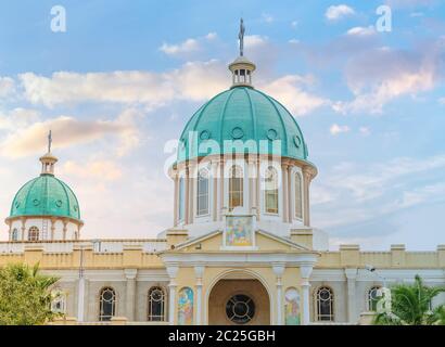 Bole Medhane Alem (Saviour of the World) Cathedral. Exterior Of The ...
