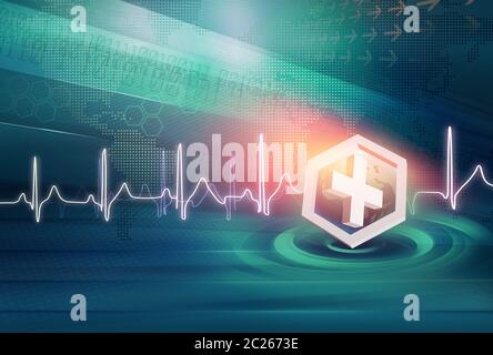 Digital Abstract Medical Background, Abstract Background Suitable for ...