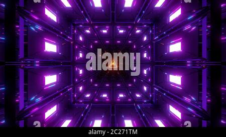 purple wireframe design with nice reflection 3d rendering background ...