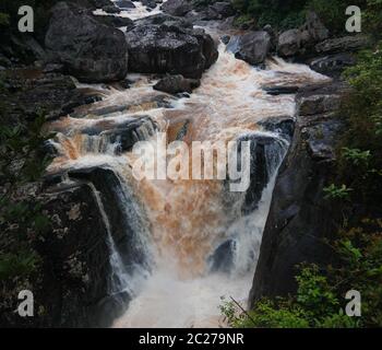 Waterfall on the Namorona River in Ranomafana National Park, Haute ...