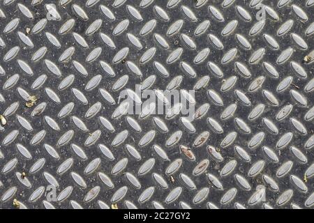 Metal texture grated floor, top down overhead view Stock Photo - Alamy
