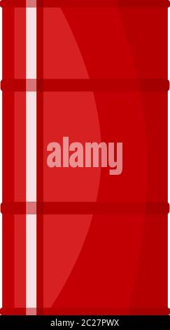 Red Steel Barrel Stock Vector Image & Art - Alamy