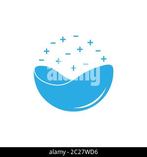 ION letter logo design for technology company. ION logo design black ...