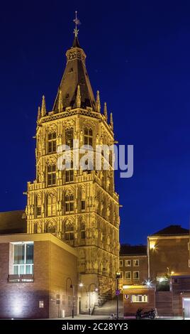 City Hall Tower, historic, Cologne, North Rhine-Westphalia, Germany ...