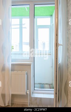One -storey residential building with glazed porch.o. Pettersson Stock ...