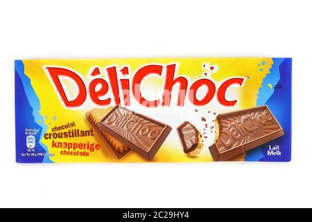 delichoc brand chocolate cookie Stock Photo - Alamy