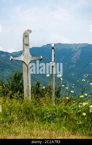 Monument of Didgori battle Stock Photo - Alamy