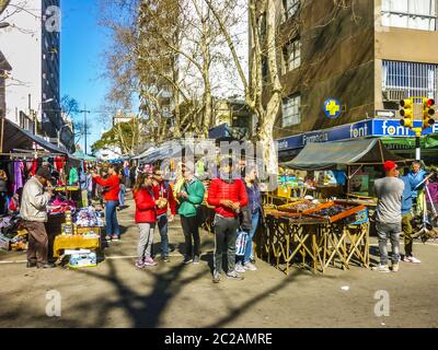 Tristan Narvaja Sunday market Montevideo Uruguay Stock Photo - Alamy