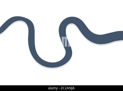 River thames London birdseye view abstract pattern vector Stock Vector ...